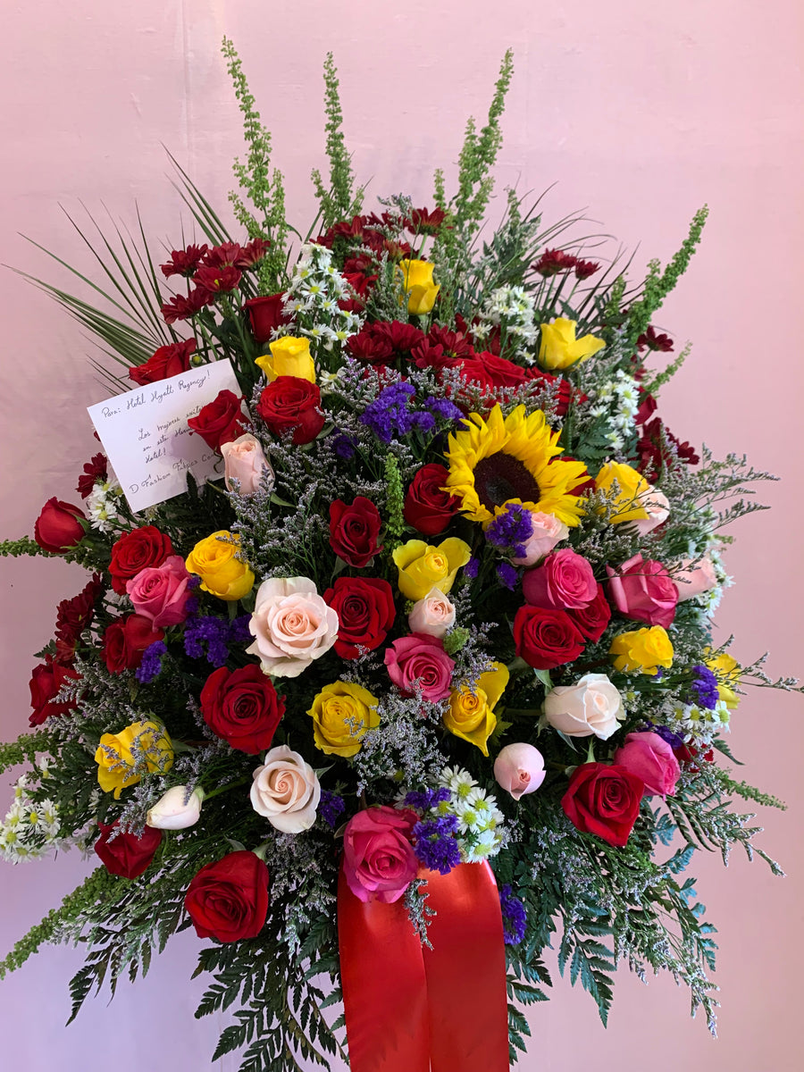 Pedestal grande – floristeria collette